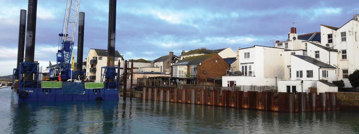 Shoreham Adur Flood Defence Scheme, UK | 2016 | ArcelorMittal Sheet Piling Shoreham Adur Flood Defence Scheme, UK | 2016 | ArcelorMittal Sheet Piling